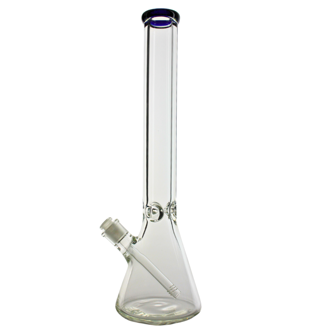 18" 9mm Beaker w/ Color Lip – Z Wave Distro